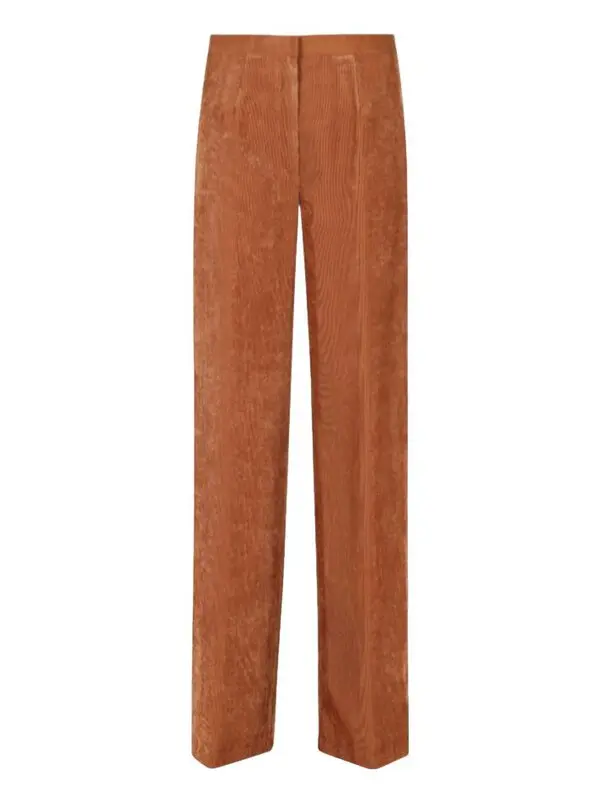 FORTE_FORTE Straight-leg Trousers - Curcuma
