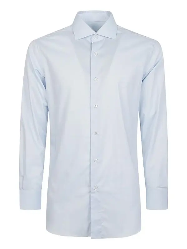 Brioni Long-sleeved Shirt - Blue