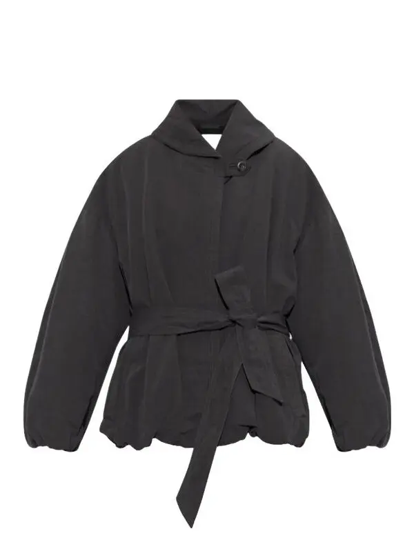 Isabel Marant Étoile Long Sleeve Hooded Jacket With Drawstring Waist - Faded Night