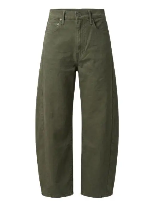 MOTHER Cargo Casual Trousers - Forest Night
