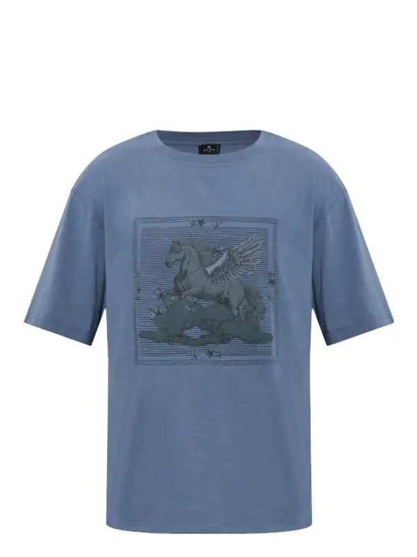 Etro Short-sleeved T-shirt - Blue