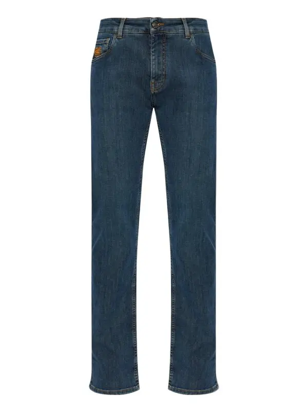Etro Belt-loop Jeans - Blue