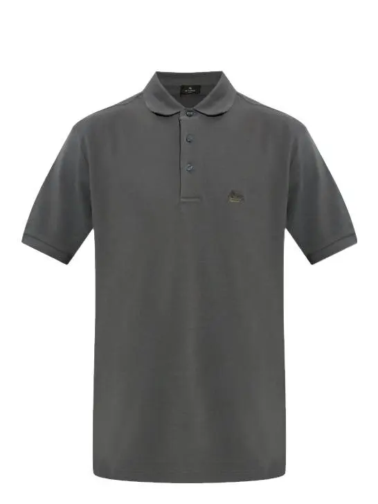 Etro Short-sleeved Polo Shirt - Grey