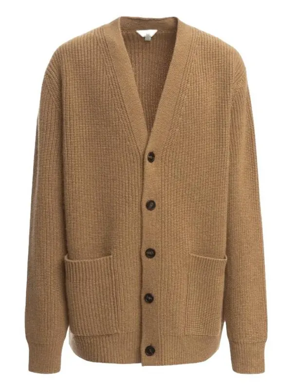 Malo Luxury Cashmere Cardigan - Peanut