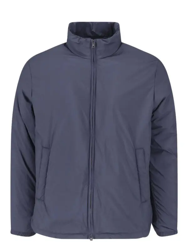 Herno Stand-up Collar Zip-up Jacket - Blue