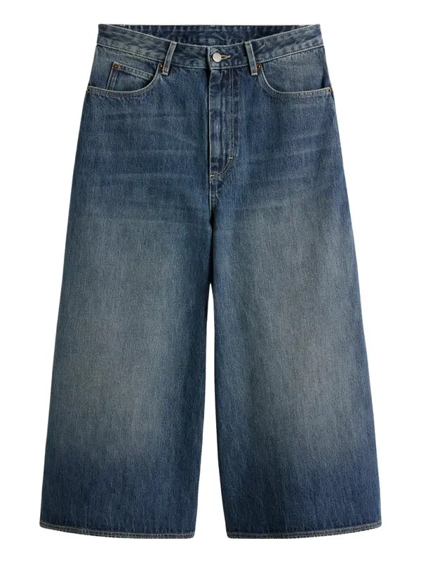 Soeur Denim Bermuda Shorts - Blue