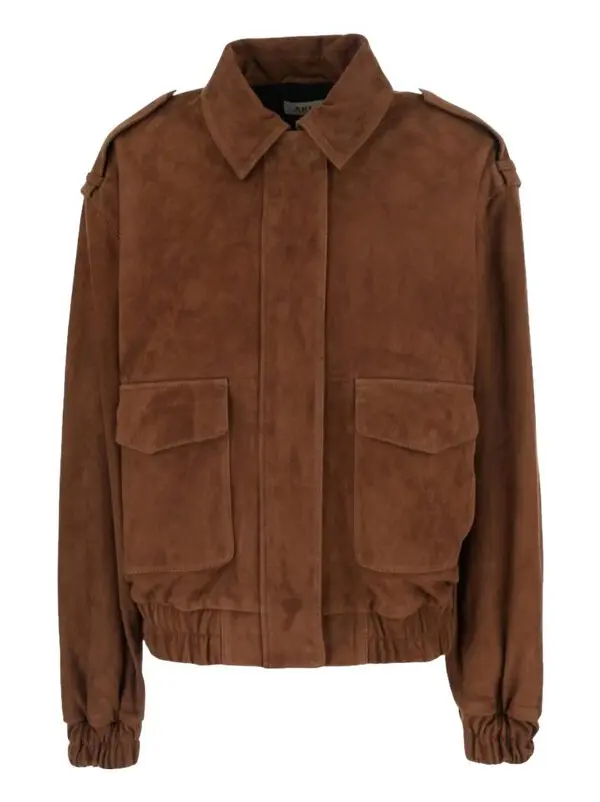 ARMA Suede Leather Jacket - Beige