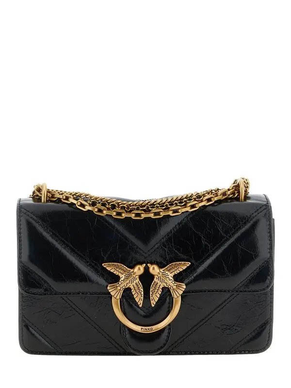 Pinko Love Bag Crossbody Bag - Black