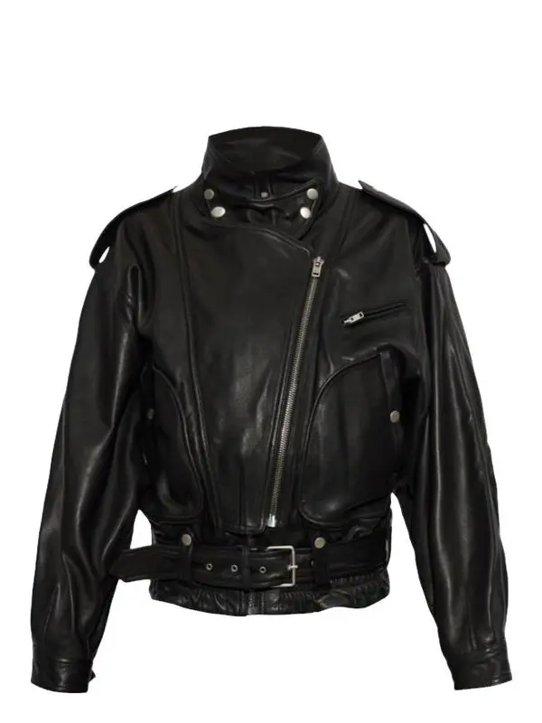 Isabel Marant Étoile Farza Leather Jacket - Black