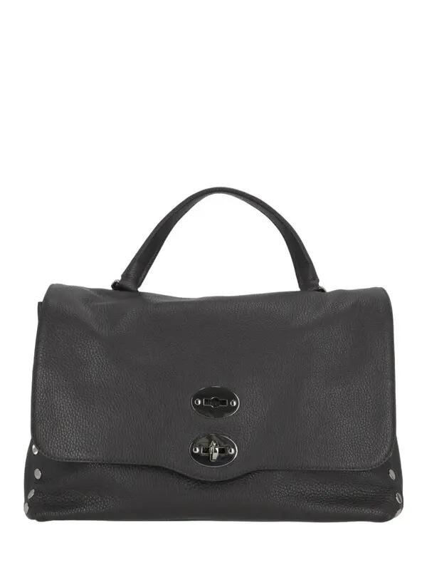 ZANELLATO Postina Twist-lock Medium Tote Bag - Grey