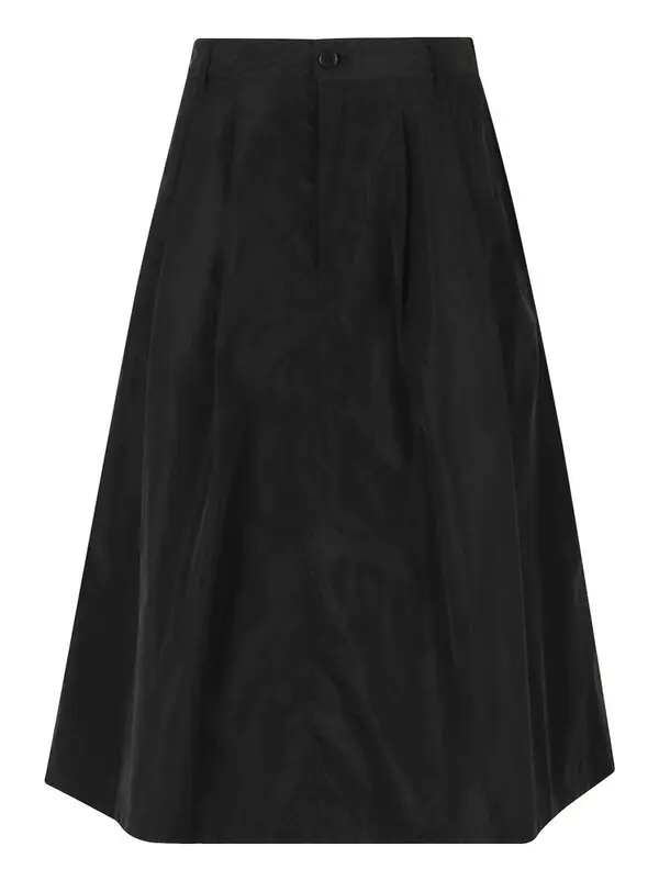 Aspesi Logo Skirt - Black
