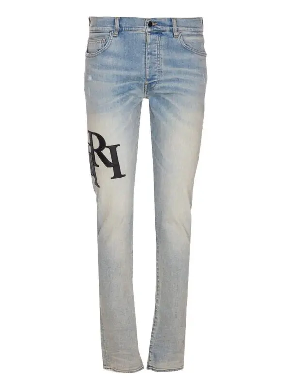 Amiri Belt Loop Denim Trousers - Gray