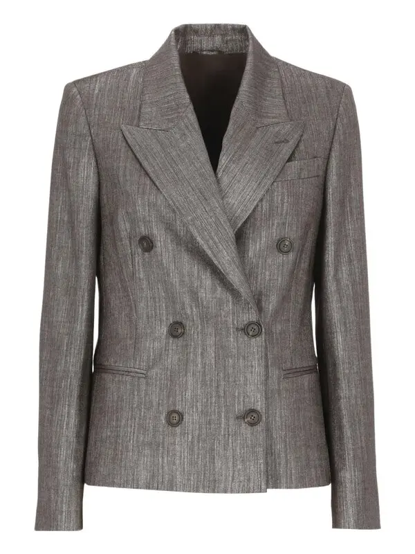 Brunello Cucinelli Double-breasted Jacket - Gray
