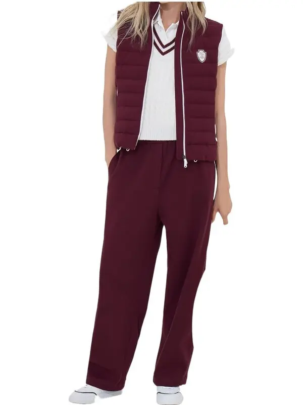 Brunello Cucinelli Elasticated Waistband Drawstring Sweatpants - Amaranth