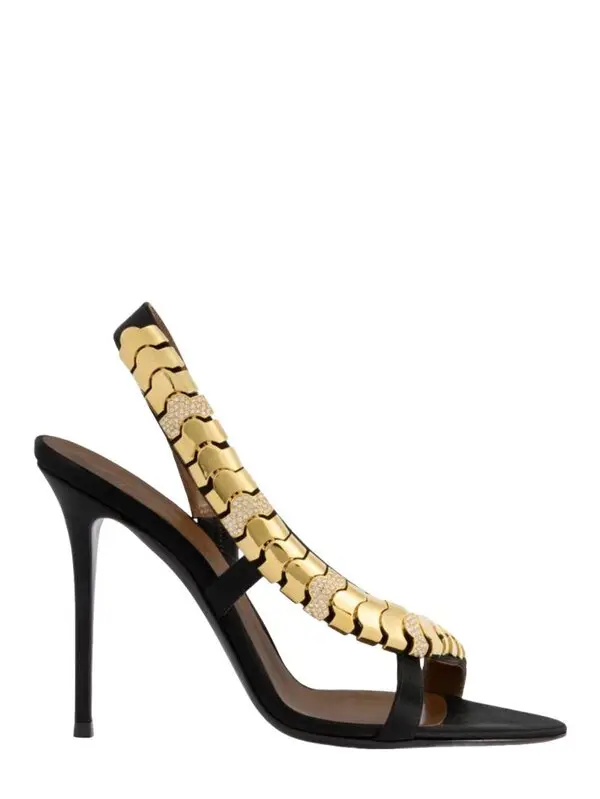 GIUSEPPE ZANOTTI Gz Dafne Embellished Sandals - Black