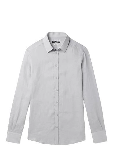 Dolce & Gabbana Shirt Size Linen - Grey