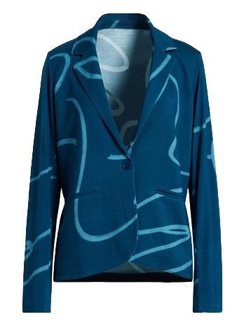 Majestic Filatures Single-breasted Viscose Blend Blazer - Green