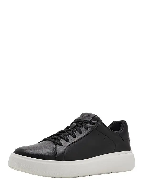 Fitflop Rtg Leather Lace-up Trainers - Black