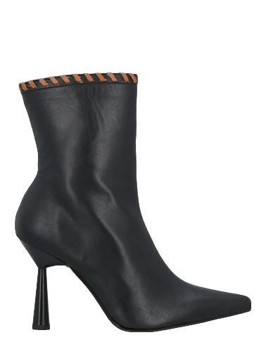 ALOHAS Leather Ankle Boots - Black