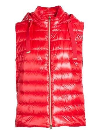 Herno Quilted Zip-up Vest - Red