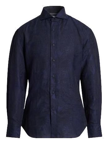 Brunello Cucinelli Shirt Size Cotton, Linen - Navy