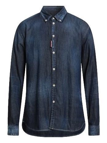 Dsquared2 Denim Shirt Size Cotton, Elastane - Blue