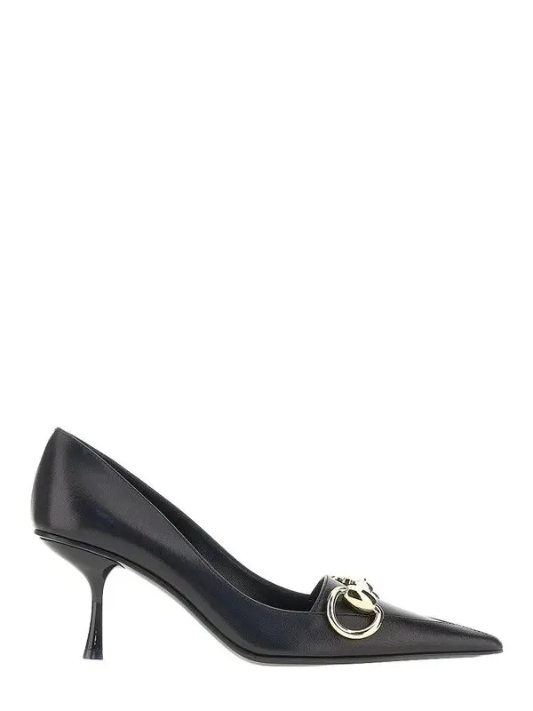 Gucci Boulevard Pumps With Horsebit Detail - Black