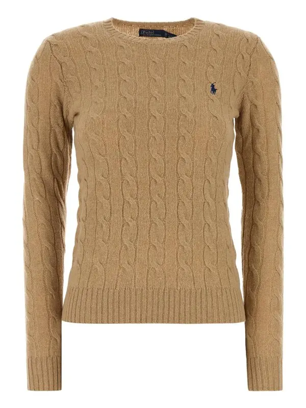 Polo Ralph Lauren Camel Wool Blend Sweater - Light Brown