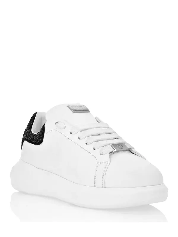 Philipp Plein Embellished Low Top Sneakers - Black