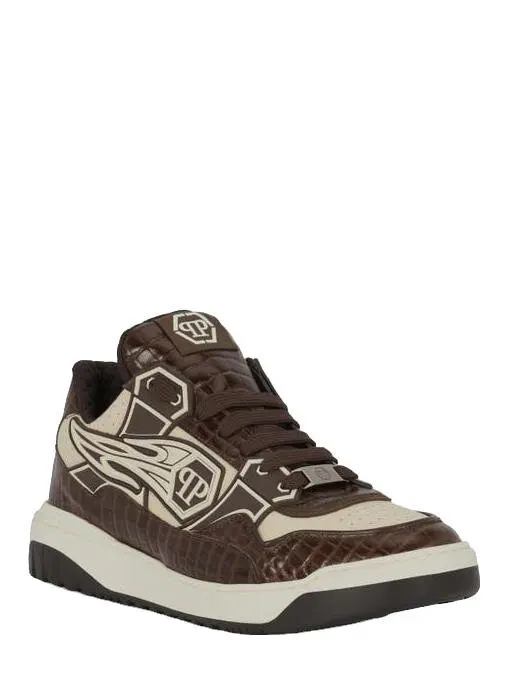 Philipp Plein Moonwalker Low-top Sneakers - Beige/brown