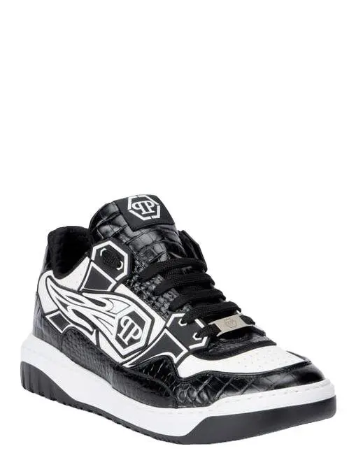 Philipp Plein Moonwalker Low-top Sneakers - White/black