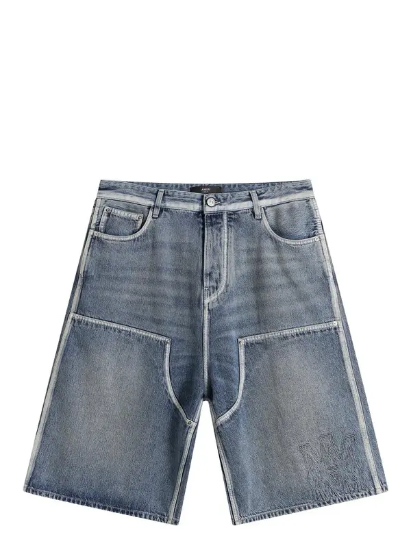 Amiri Ma Denim Carpenter Shorts - Pacific