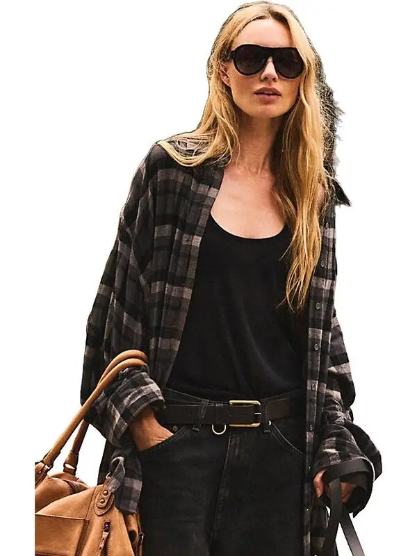 Free People Intimately Bare Rib Tank - Black