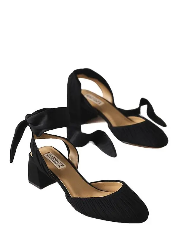 Badgley Mischka Ofelia Ankle-wrap Heels - Black