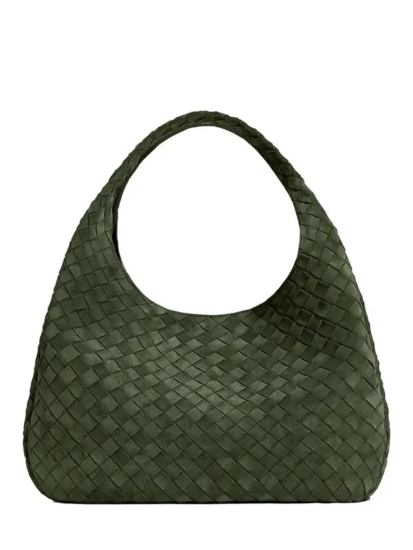 Bottega Veneta Large Campana Bag - Green