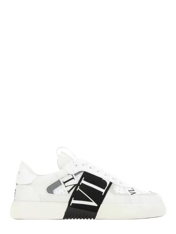 Valentino Garavani Vl7n Logo-tape Sneakers - White