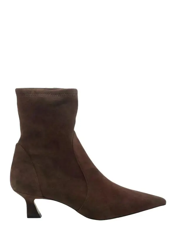 STUART WEITZMAN Vinnie Suede Ankle Boots - Brown