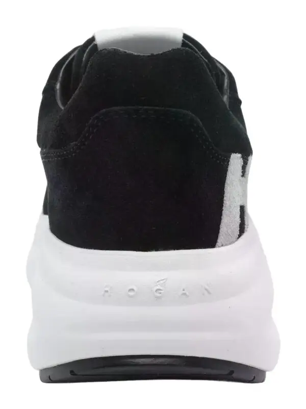 Hogan Maxi I Logo-patch Platform Sneakers - Black