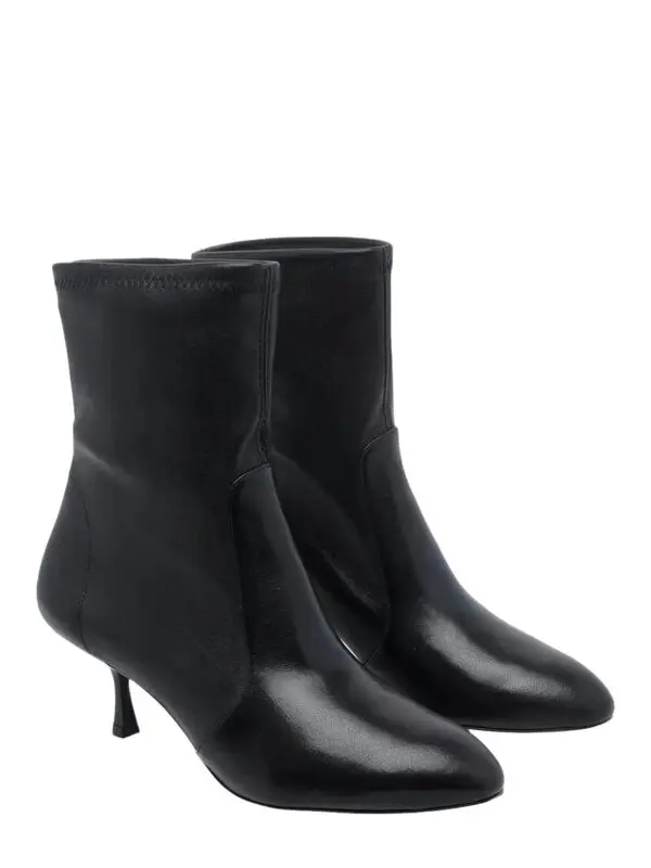 STUART WEITZMAN Leather Ankle Boots - Black