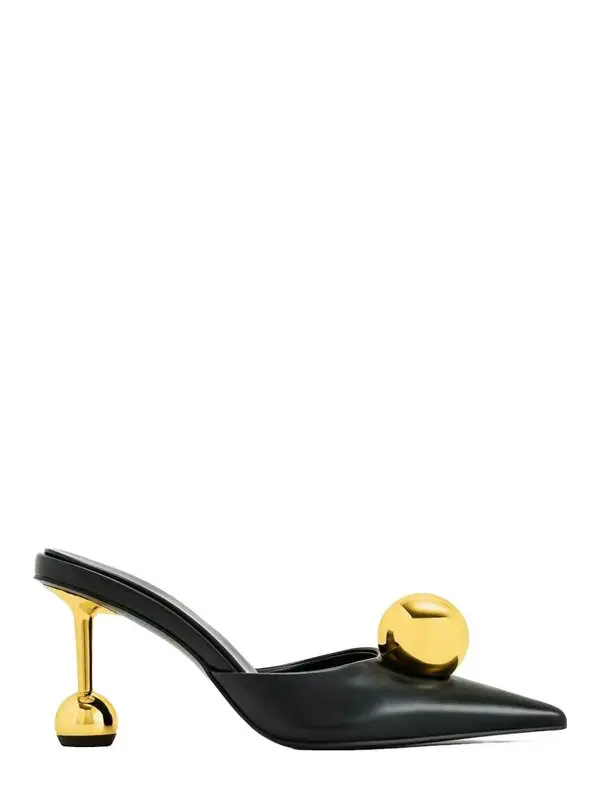 Jw Pei Sofia Heeled Mules - Black