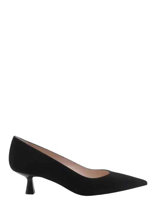 STUART WEITZMAN Sculpt Suede Pumps - Black