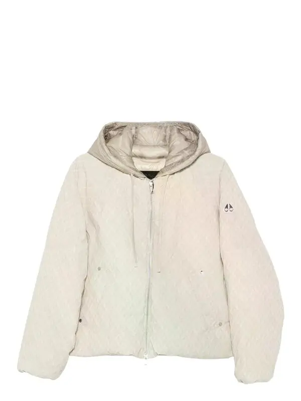 Moose Knuckles Logo-print Hooded Jacket - Neutrals