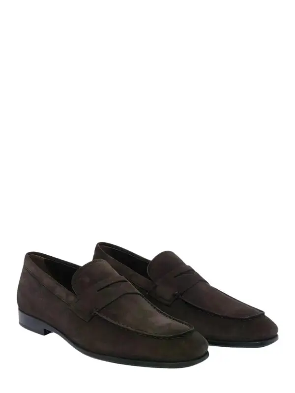 TOD'S Suede Loafers - Brown