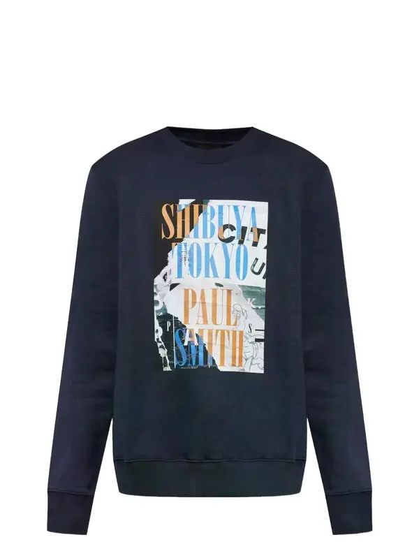 Paul Smith Graphic-print Sweatshirt - Blue