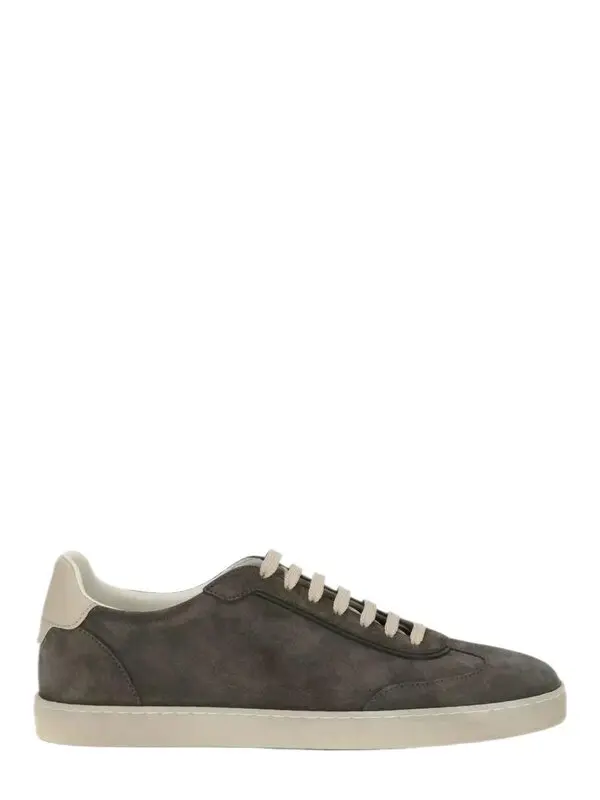 Brunello Cucinelli Suede Low-top Sneakers - Grey