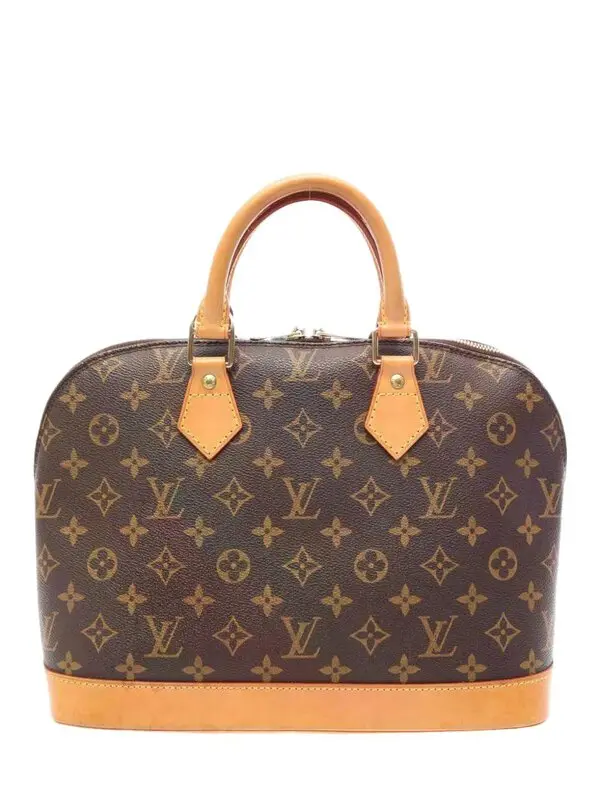 LOUIS VUITTON Monogram Alma Pm Handbag - Brown