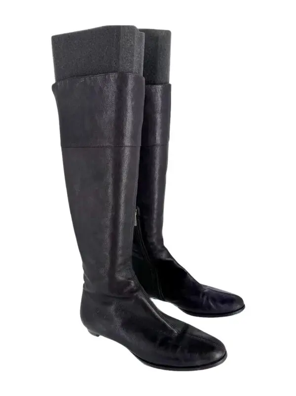 JIMMY CHOO London Knee-high Leather Boots - Brown