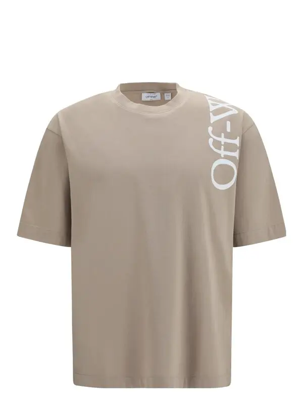 Off-White Vertical Bookish Logo T-shirt - No