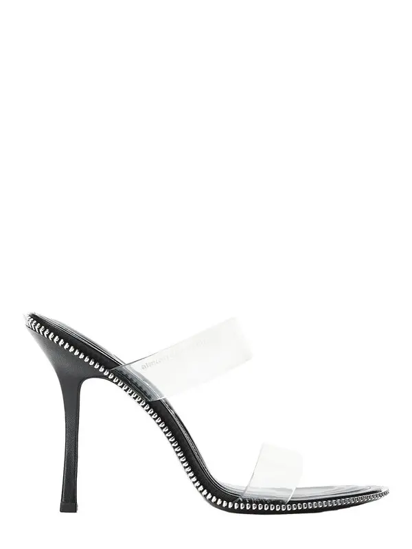 Alexander Wang Open-toe High-heeled Sandals With Zip Detailing - Black