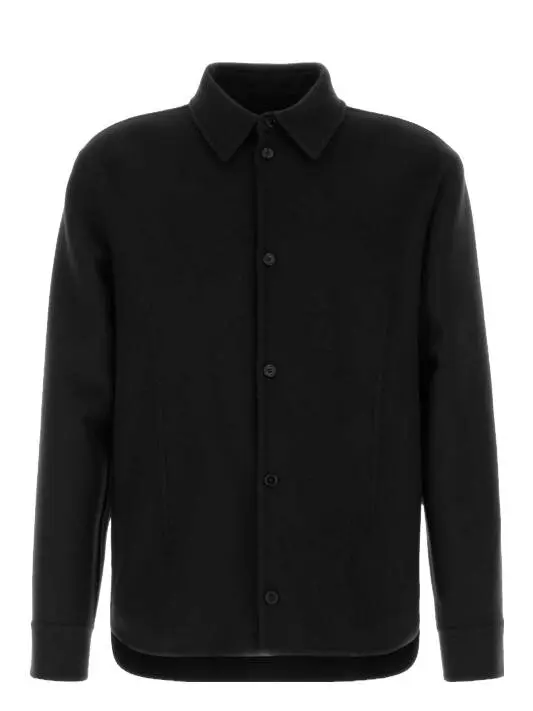 JIL SANDER Long Sleeve Casual Jacket - Black